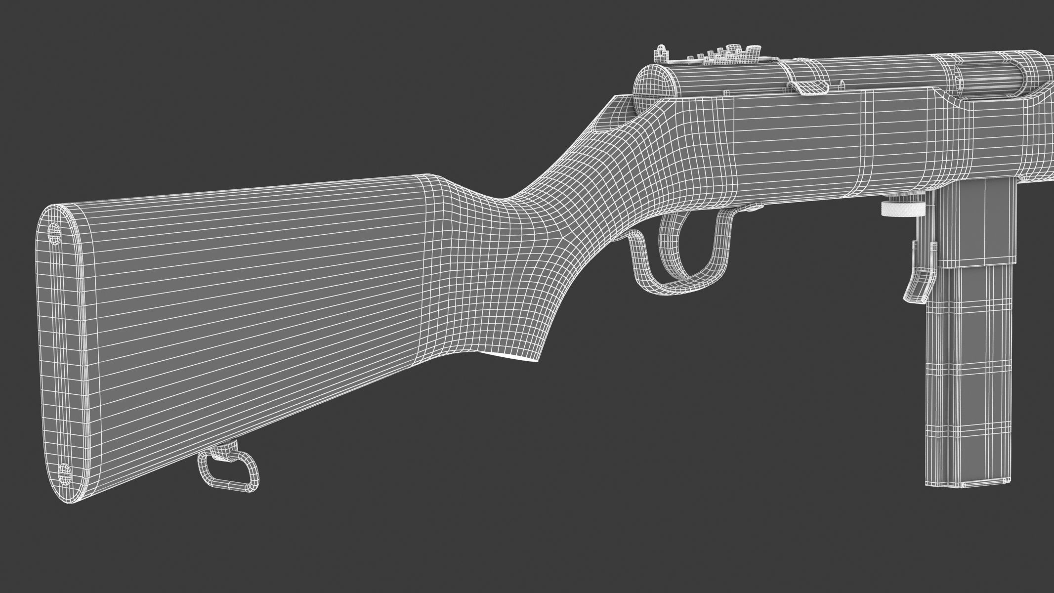 M50 Reising Submachine gun 3D model | CGTrader