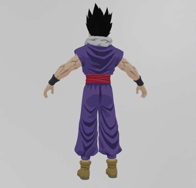 3D model Gohan 3d Model Rigged VR / AR / low-poly | CGTrader