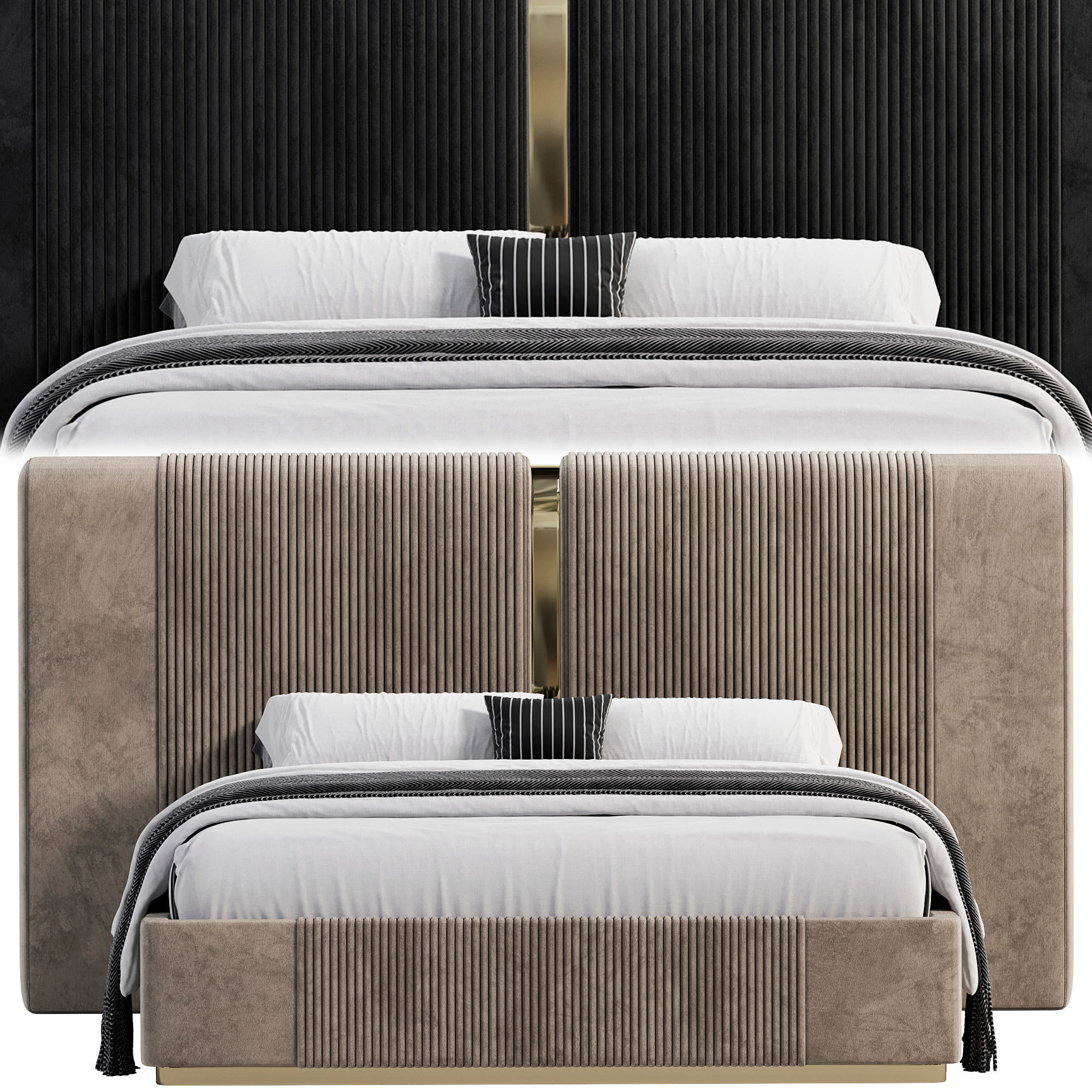 Trend modern bed By Evmoda collection 3D model | CGTrader