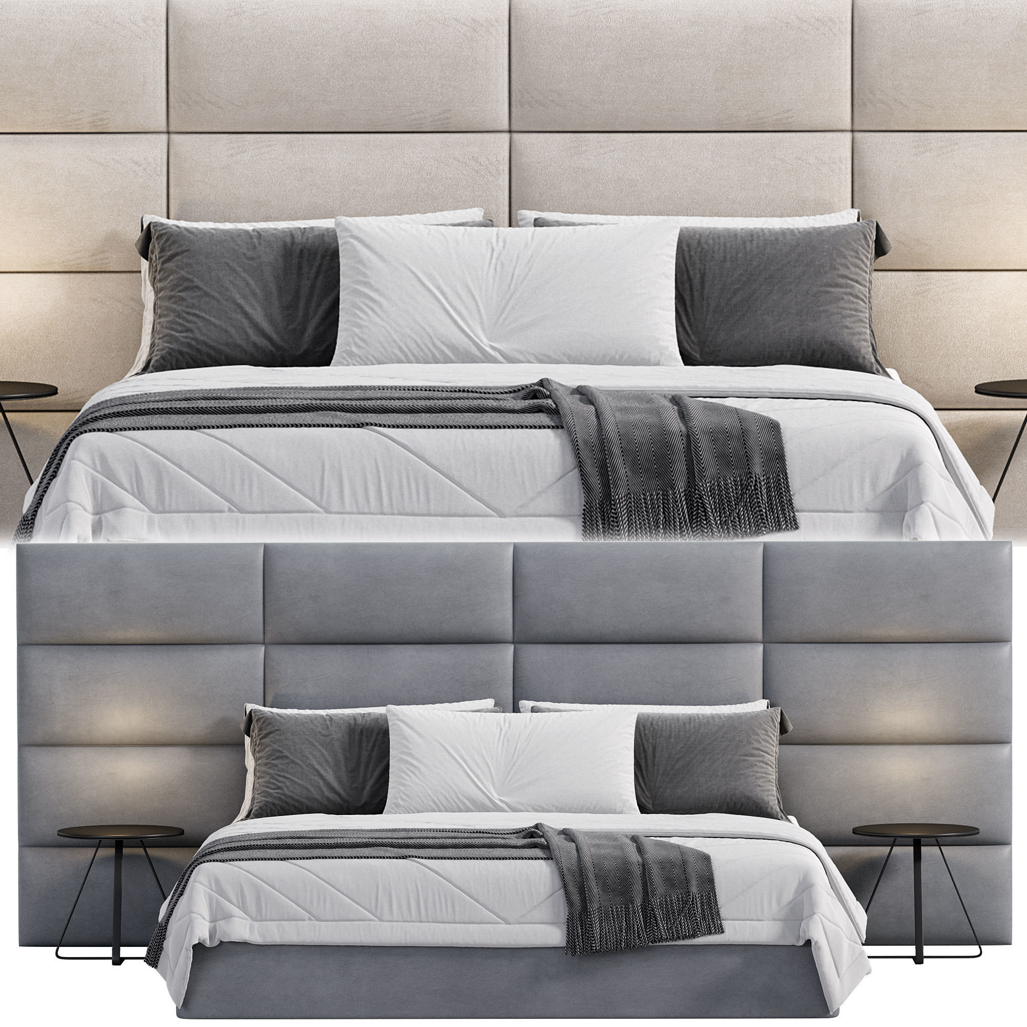 Hidiv Bed By Evgor Luxury 3D model | CGTrader