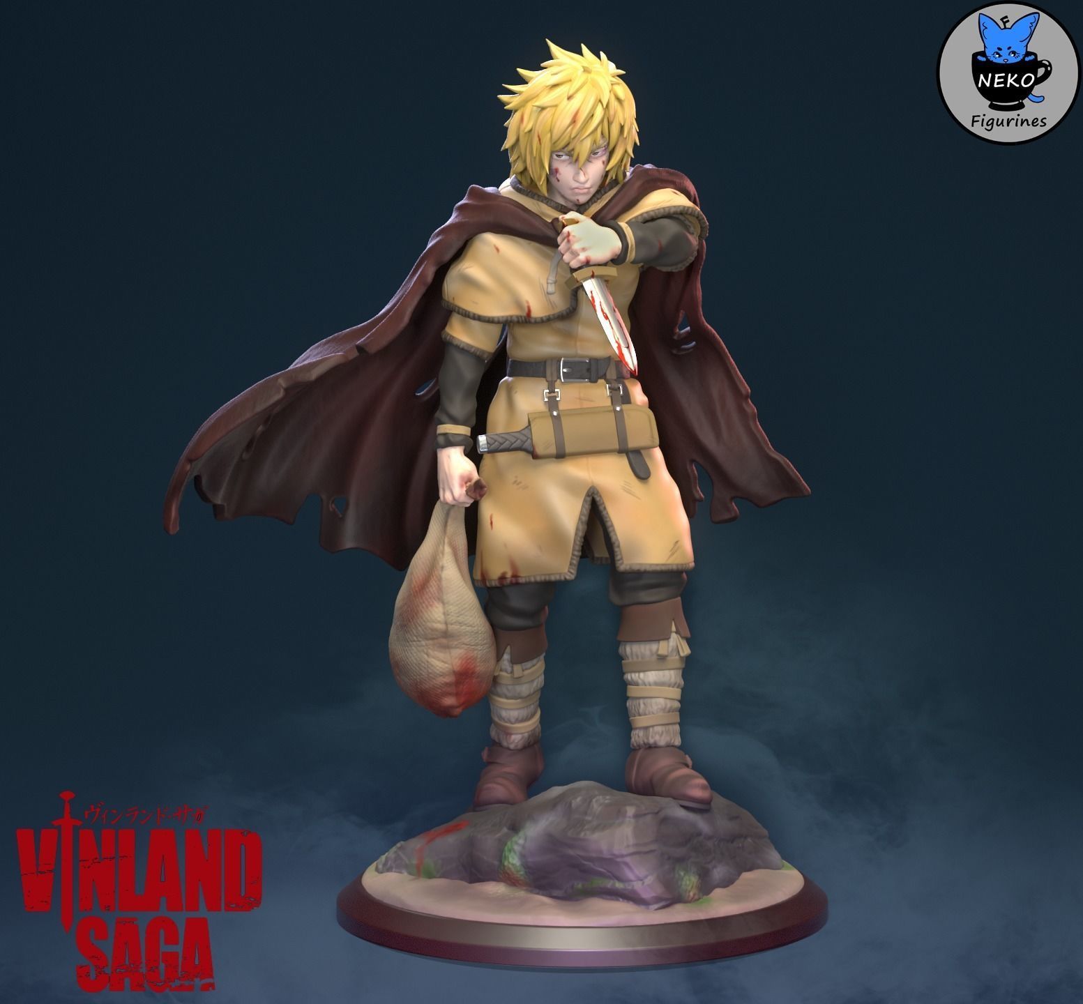 Thorfinn Karlsefni - VINLAND SAGA Anime Figurine STL 3D model 3D ...