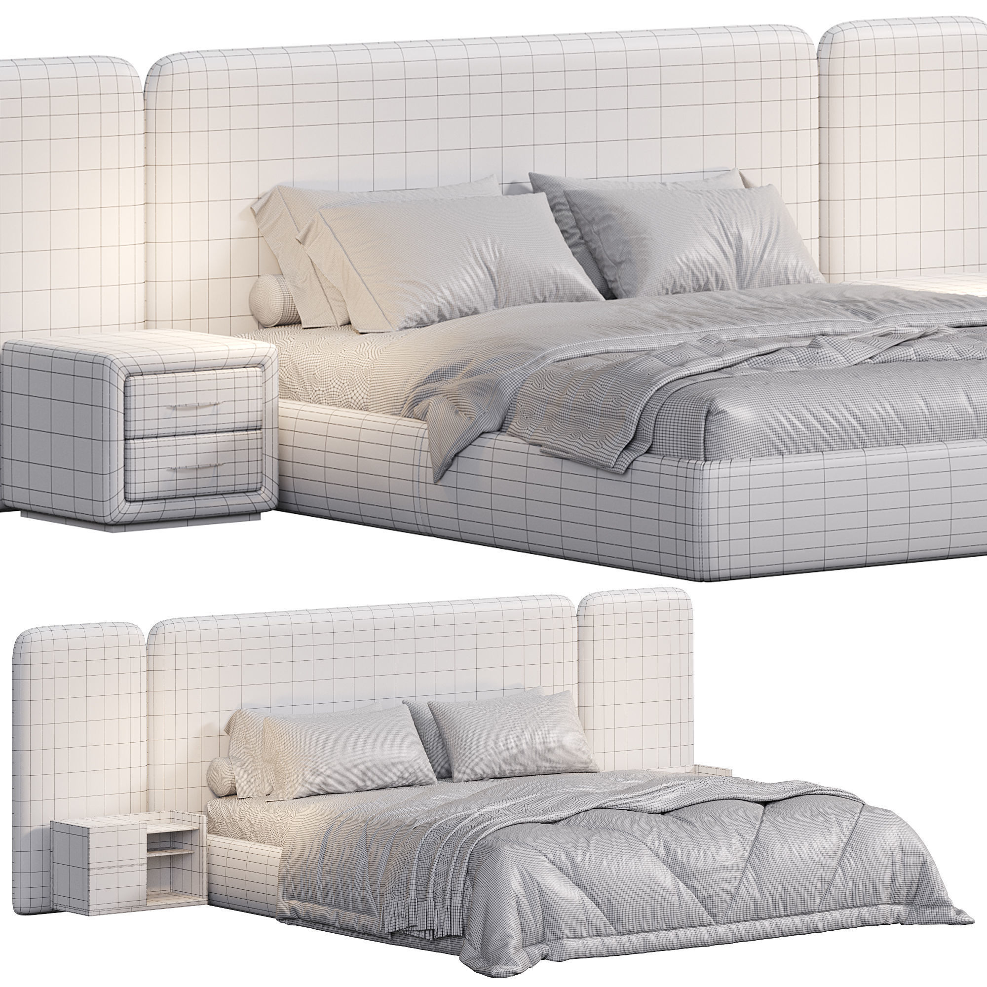 Wanda bed by Thehighwall 3D model | CGTrader