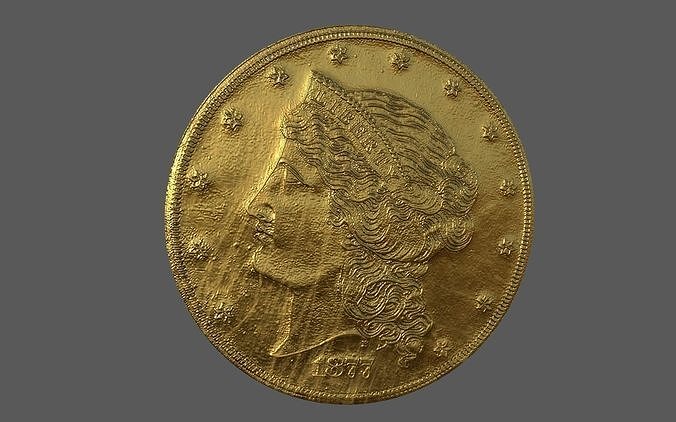 Old US Coin 3D model | CGTrader