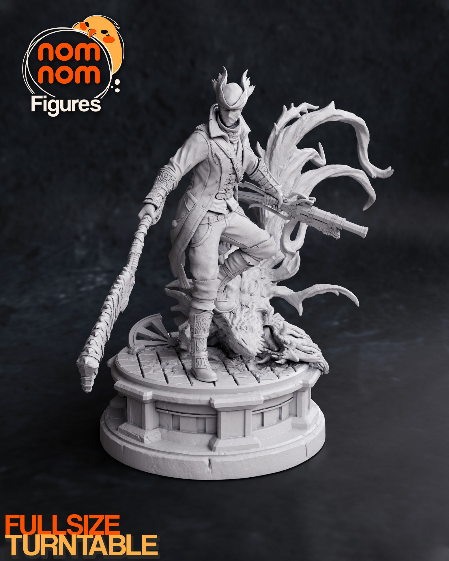 Hunter - Bloodborne 3D model 3D printable | CGTrader