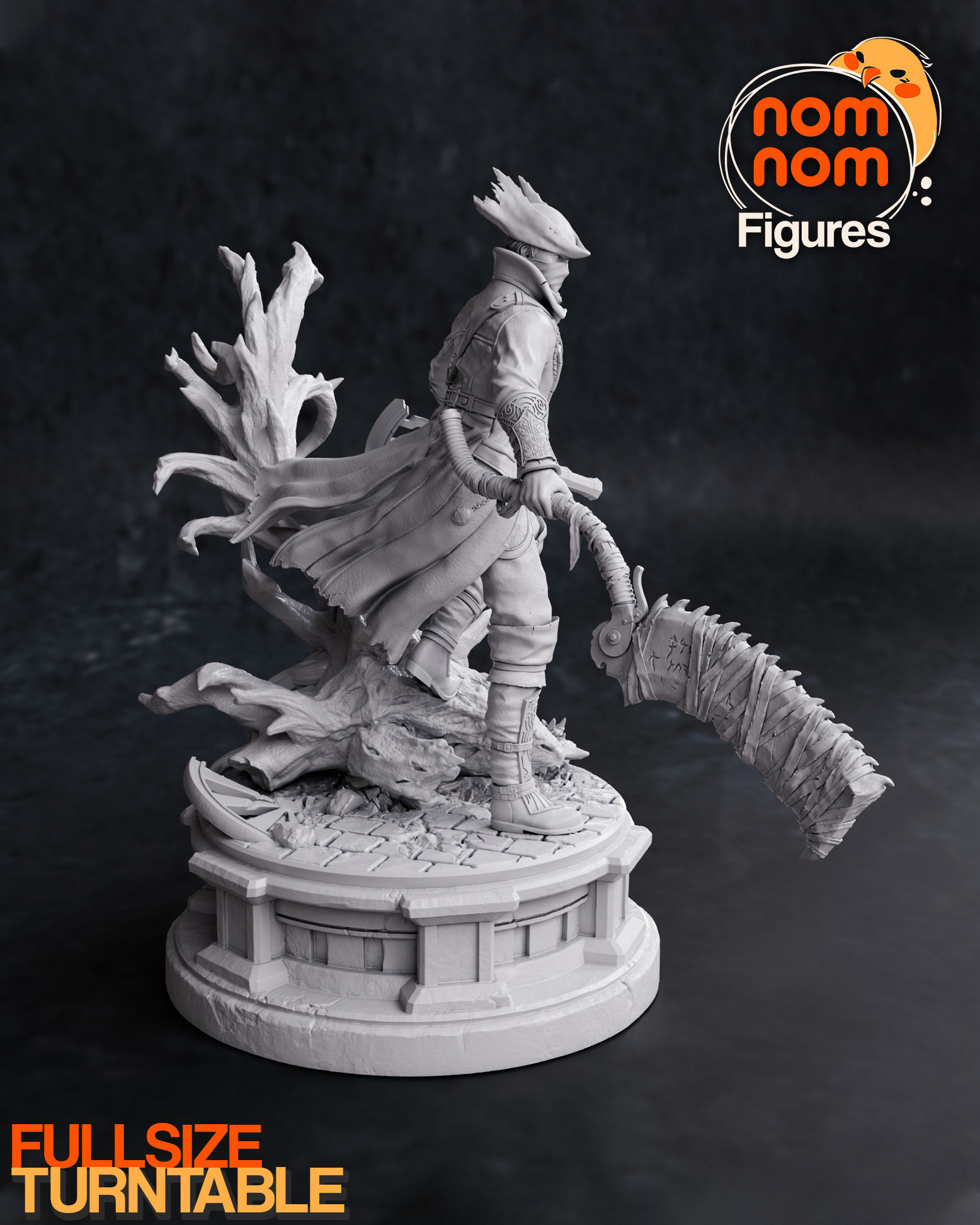 Hunter - Bloodborne 3D model 3D printable | CGTrader