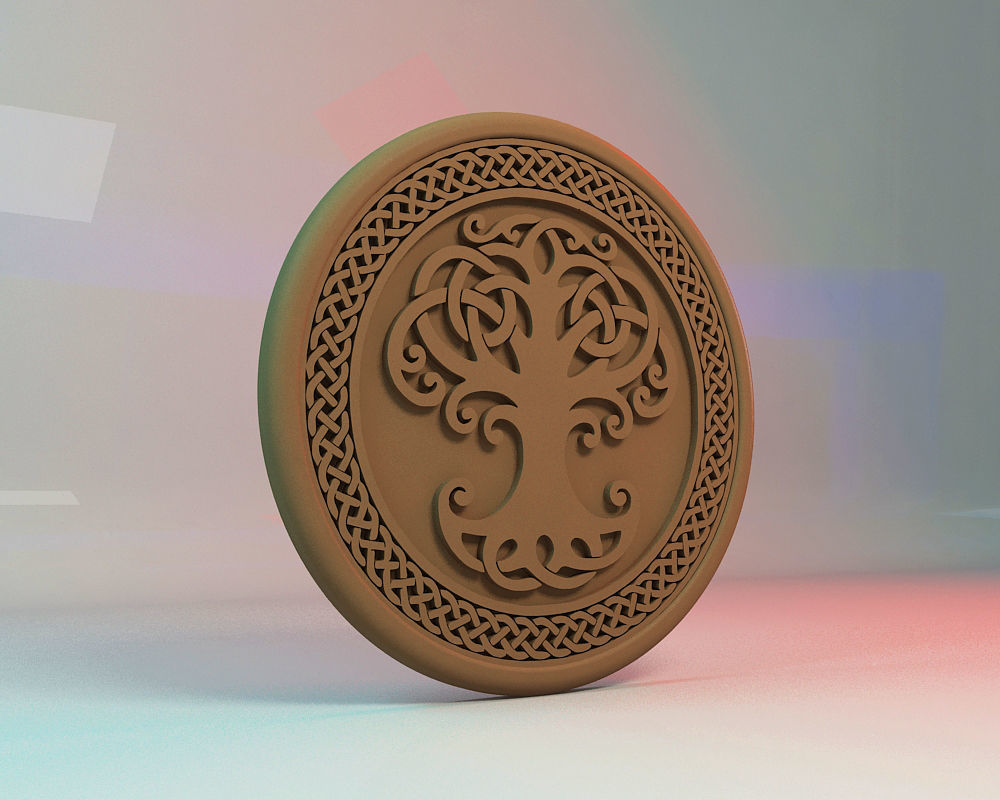 Tree of life 3D STL Model for Cnc users 3D print model 3D model 3D ...