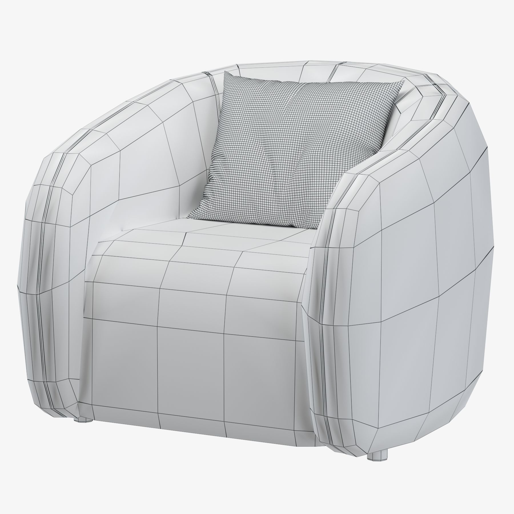 Fresno Swivel Chair 3D model | CGTrader