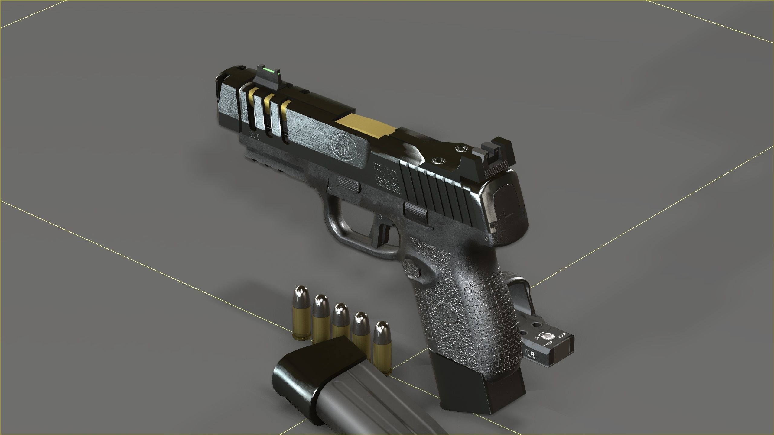 3D model FN 509CC Edge VR / AR / low-poly | CGTrader