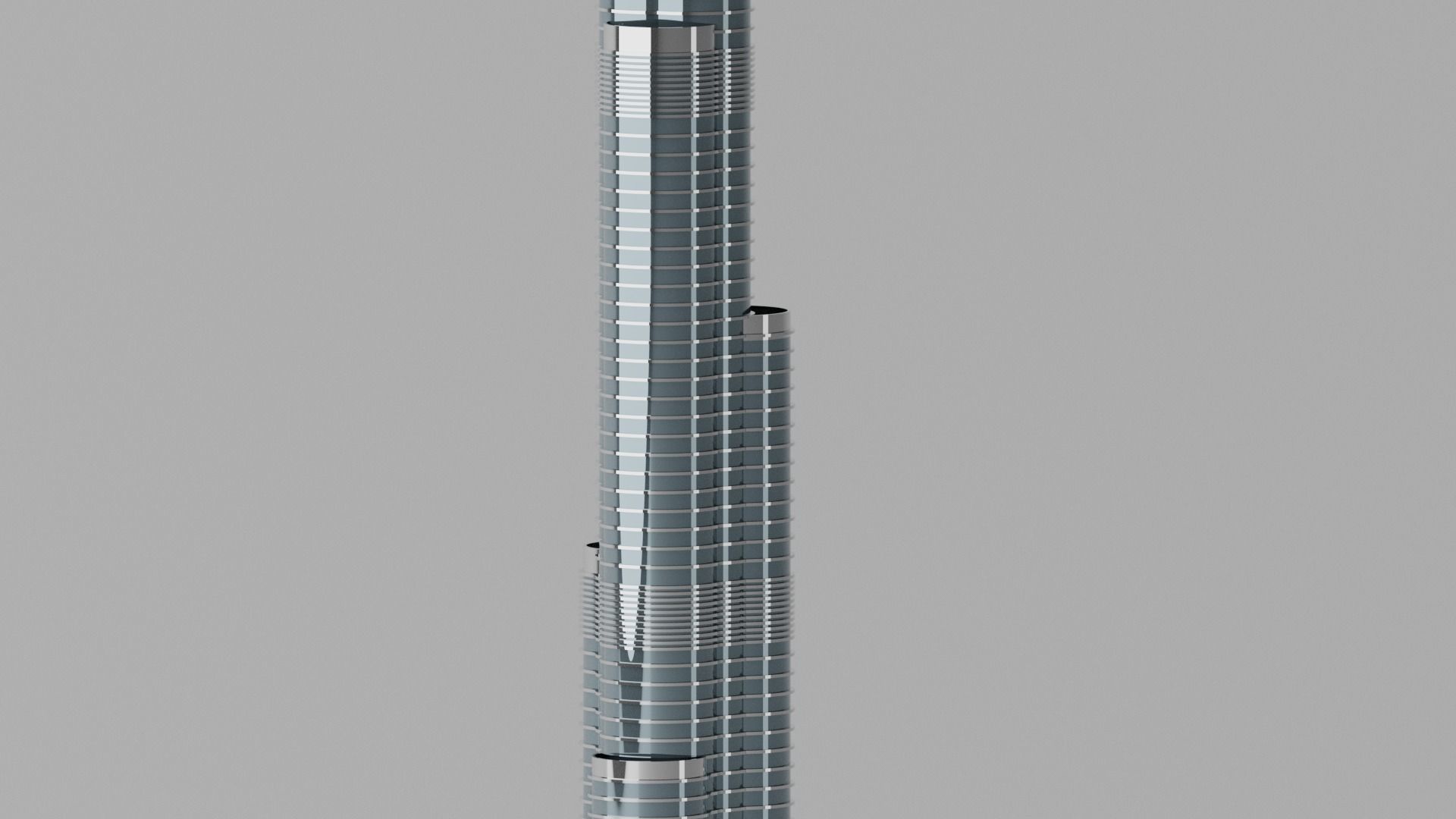 Burj Khalifa Dubai Tower 1 3D model | CGTrader