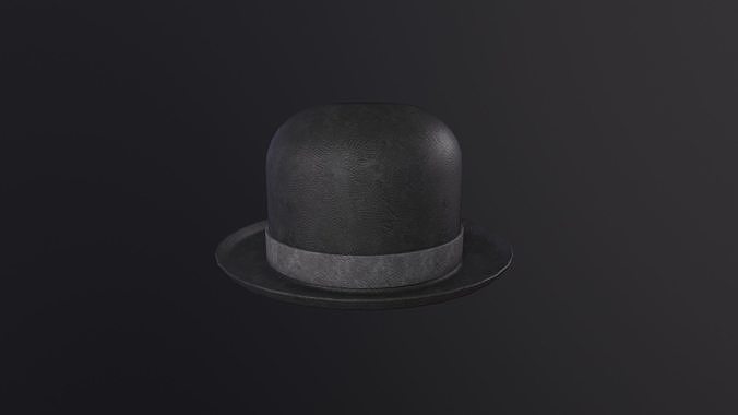 3D model Bowler Hat 3D Model VR / AR / low-poly | CGTrader