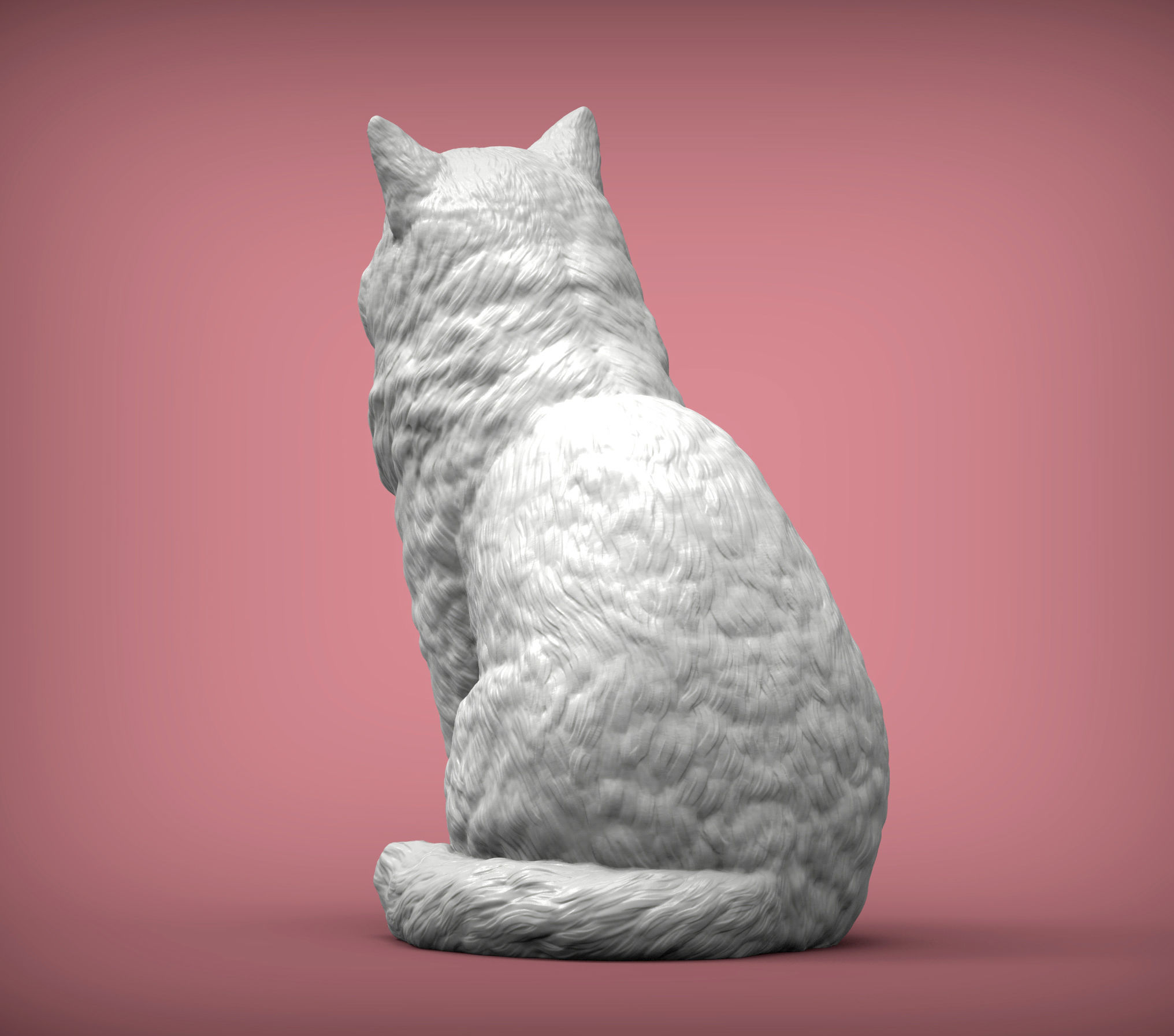 Ragdoll cat 3D model 3D printable | CGTrader