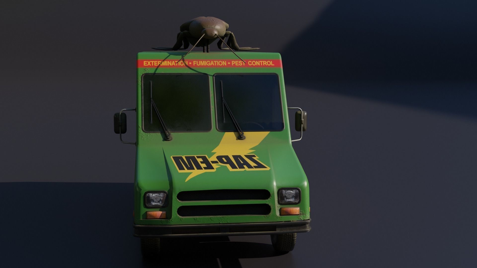 3D model The Bug van VR / AR / low-poly | CGTrader