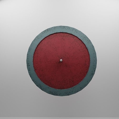 Low poly Shield free 3D model | CGTrader