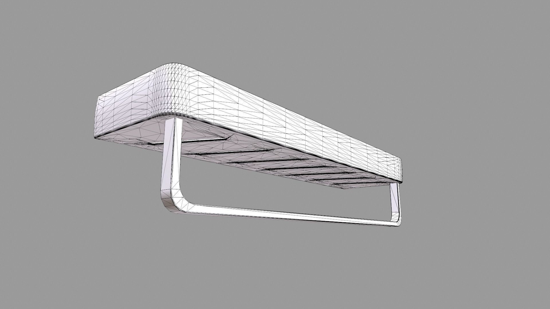 Rack Wall Mounted 3D model | CGTrader