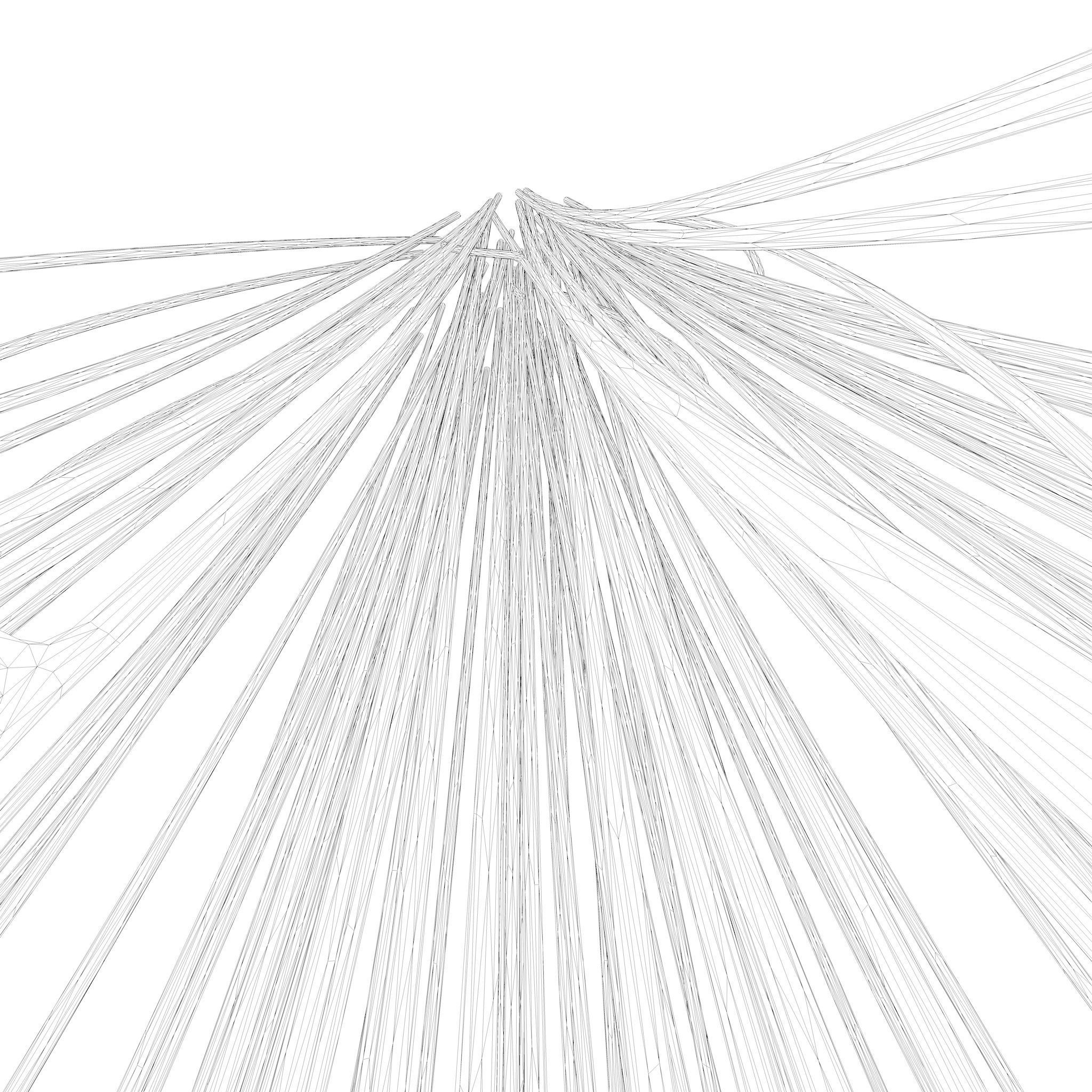 Cable Wire Web 3D model | CGTrader