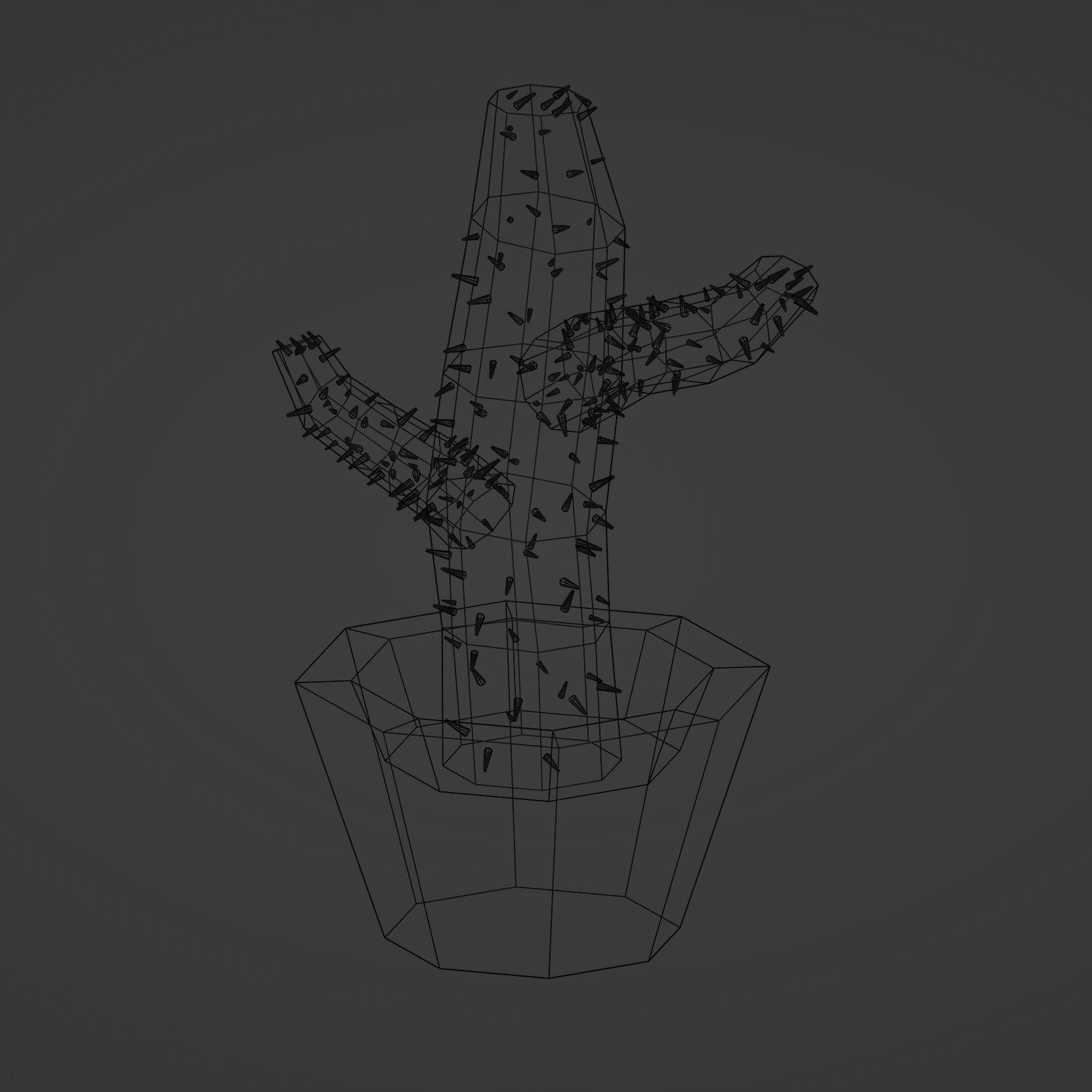 Low Poly Cactus free VR / AR / low-poly 3D model | CGTrader