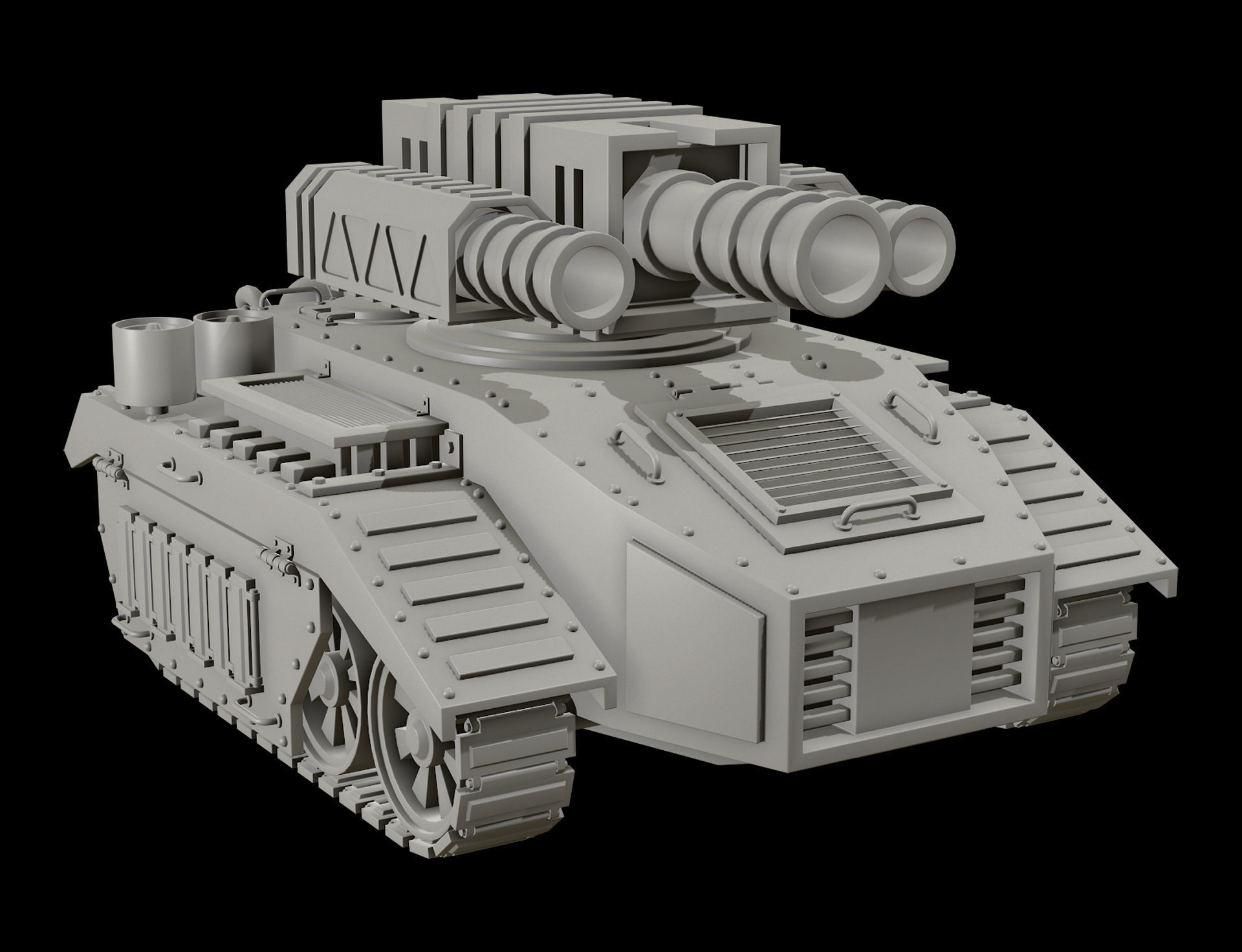 Concept Tank 3 - Only Mesh 3D model | CGTrader