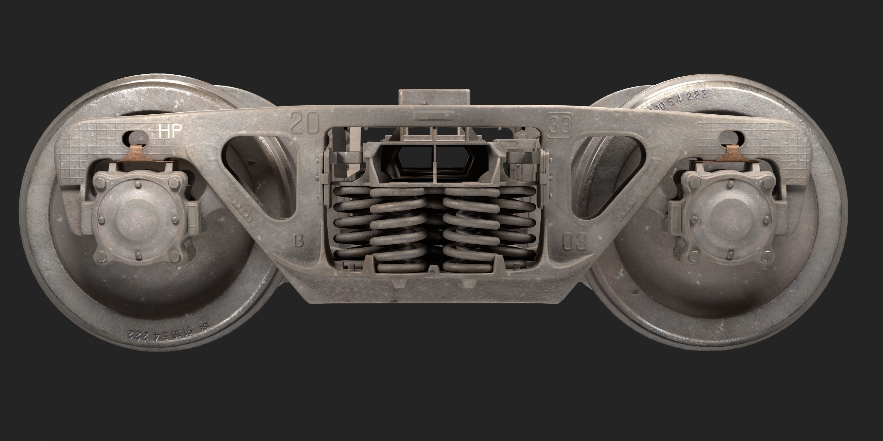 3D model Wagon bogie VR / AR / low-poly | CGTrader