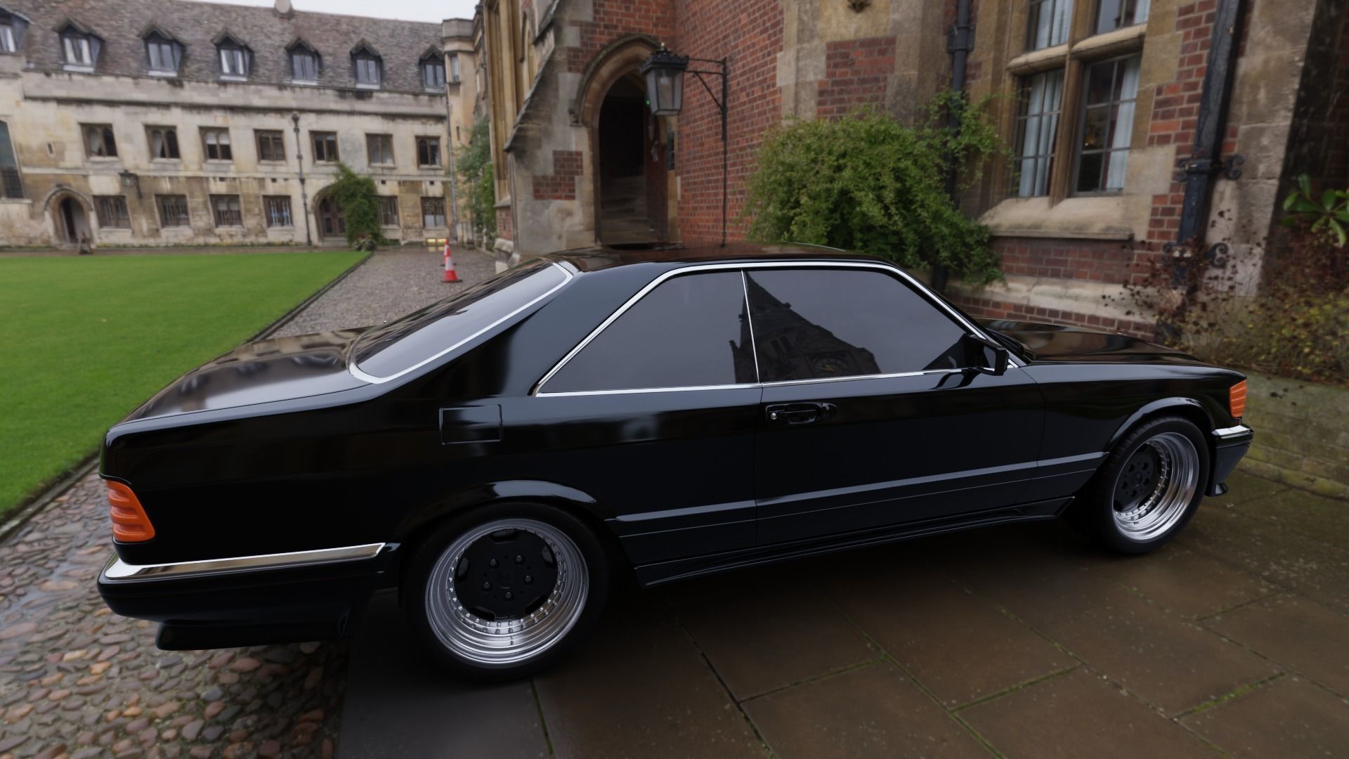 3D model Mercedes 560 Sec VR / AR / low-poly | CGTrader