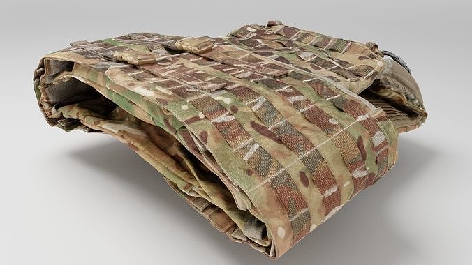 Body armour bulletproof vest armor camouflage NATO uniform 3D model | CGTrader