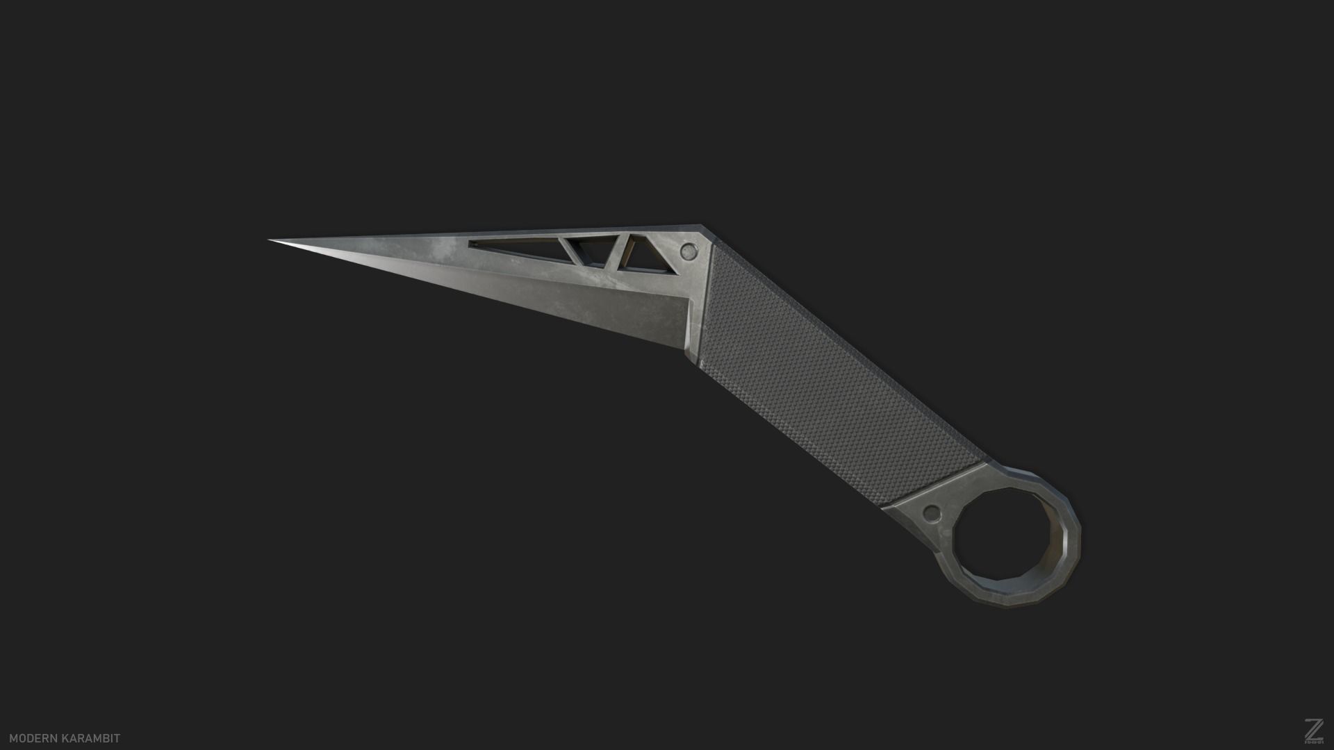 3D model Modern karambit VR / AR / low-poly | CGTrader