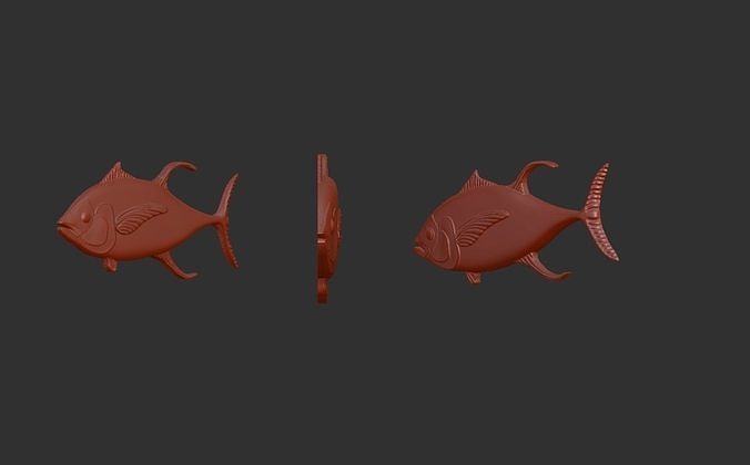 fish cnc 3d model printable 3D model 3D printable | CGTrader