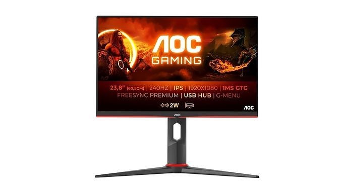 AOC Gaming C24G2UBK - Full HD Monitor 3D model | CGTrader