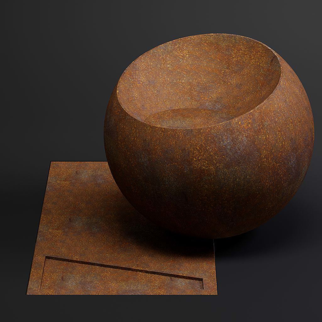 Texture Metal vol03 Corroded 8K Seamless PBR Materials VR / AR / low ...