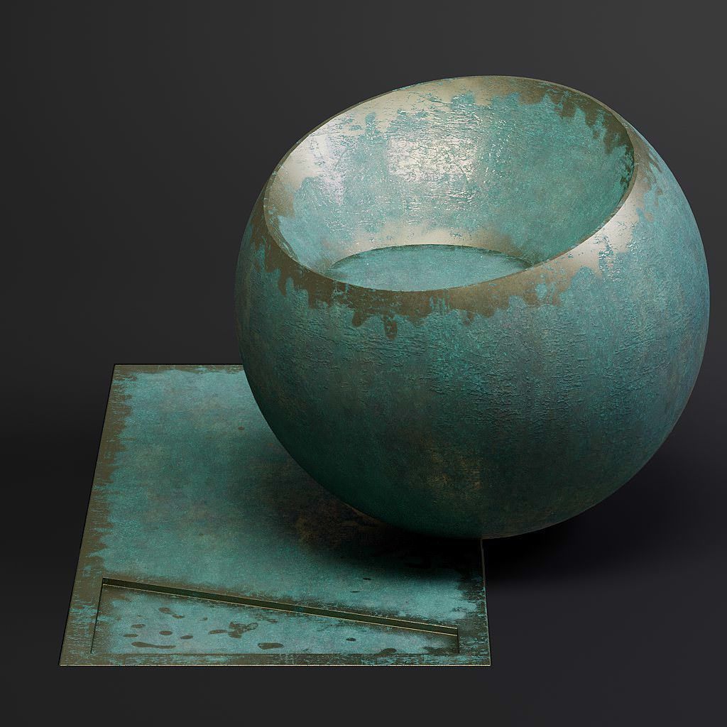 Texture Metal vol03 Corroded 8K Seamless PBR Materials VR / AR / low ...