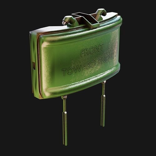 3D model Claymore Mine VR / AR / low-poly | CGTrader