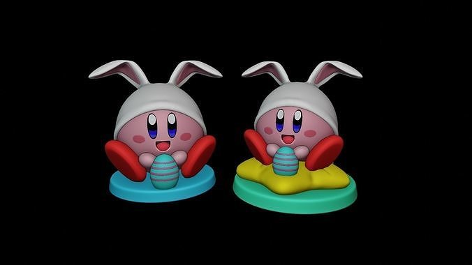 KIRBY EASTER 3D model 3D printable | CGTrader