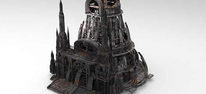 Dark Cult Dungeon Evil Tower 3D model | CGTrader