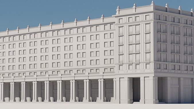 3D model Eastern European Building 018 VR / AR / low-poly | CGTrader