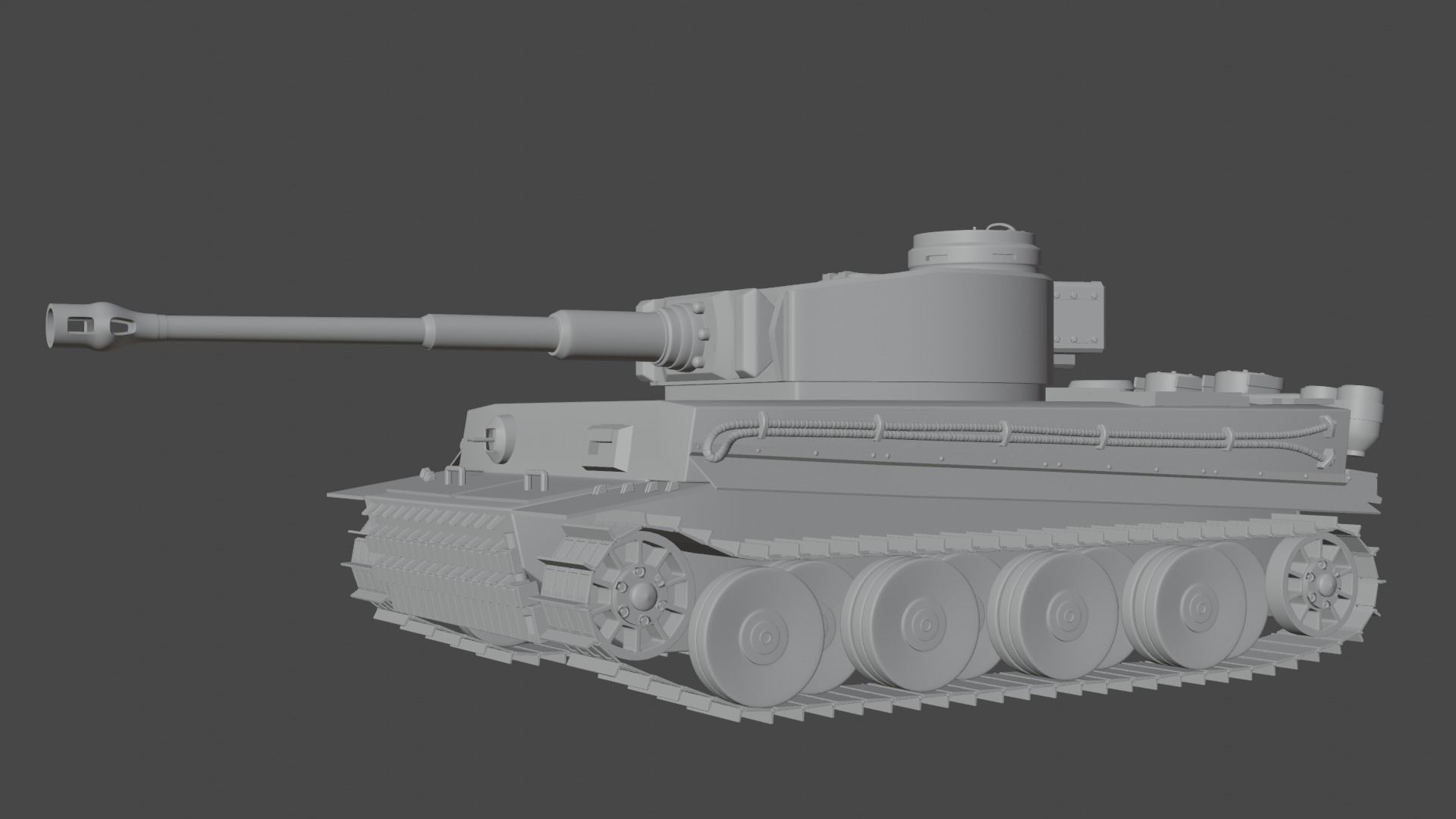 3D model Tiger Tank VR / AR / low-poly | CGTrader