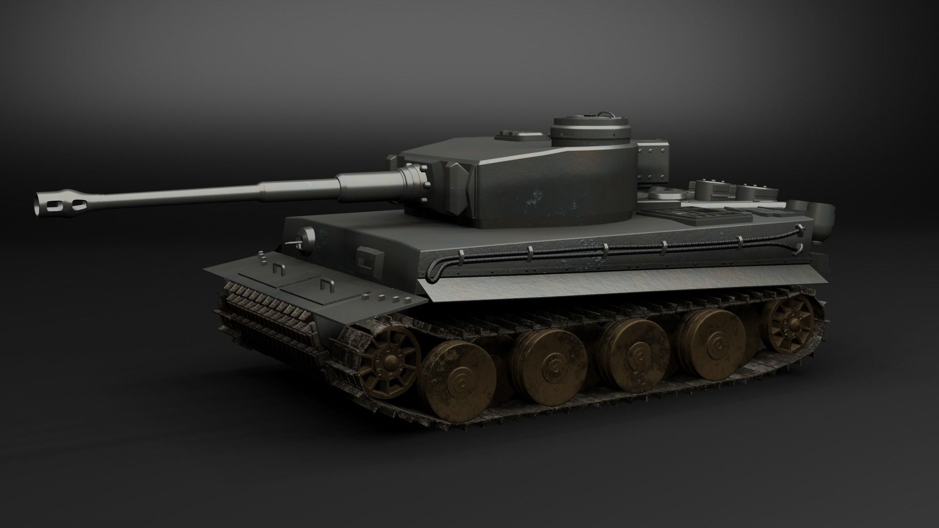 3D model Tiger Tank VR / AR / low-poly | CGTrader
