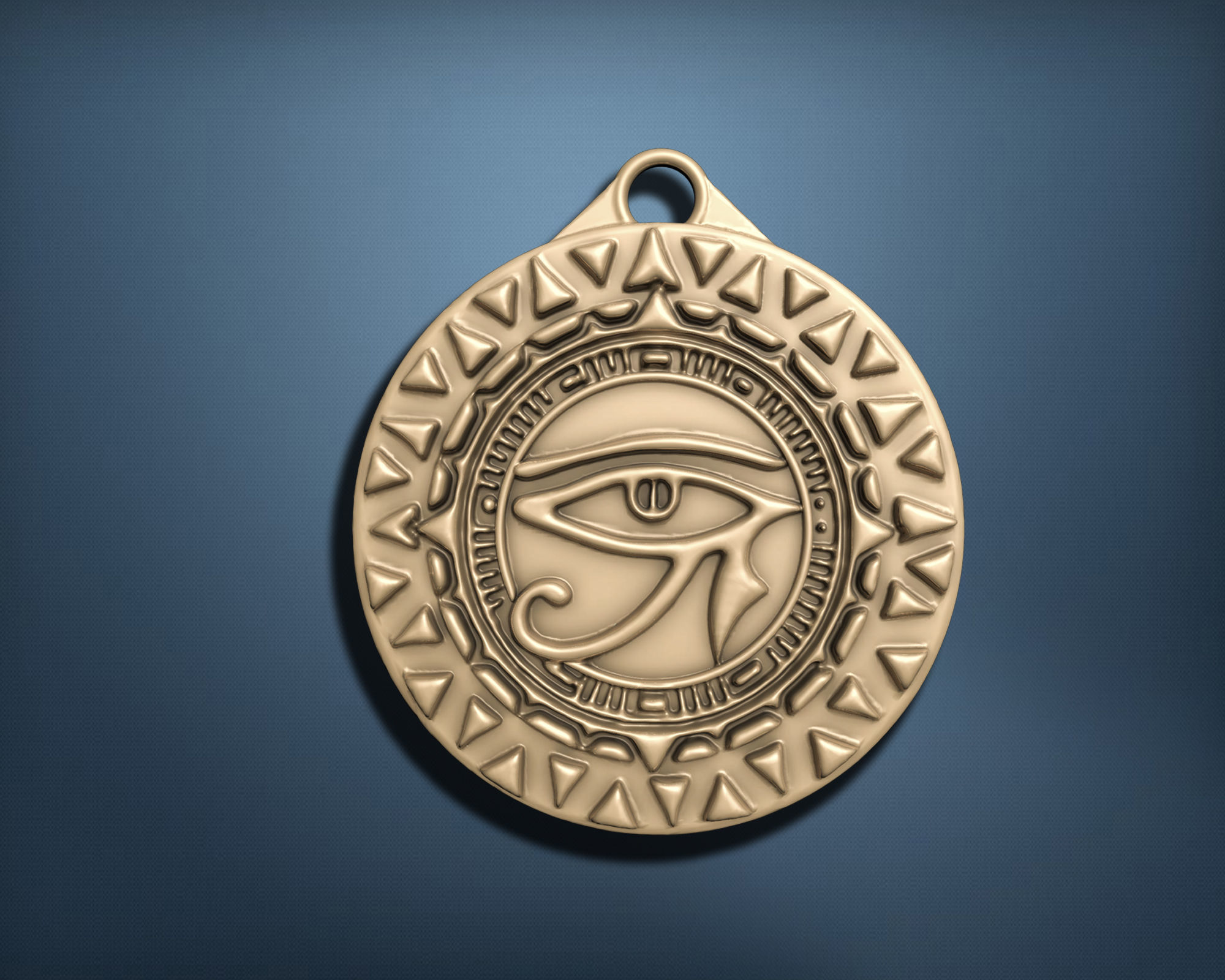 Eye Horus Pendant Ancient Egypt Pharaonic 3D model 3D printable | CGTrader