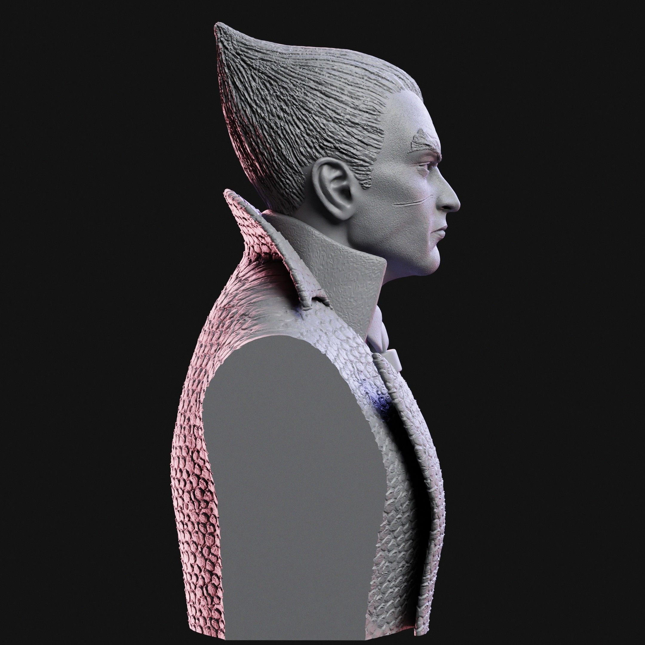 Kazuya Mishima Tekken 8 Bust 3D model 3D printable | CGTrader
