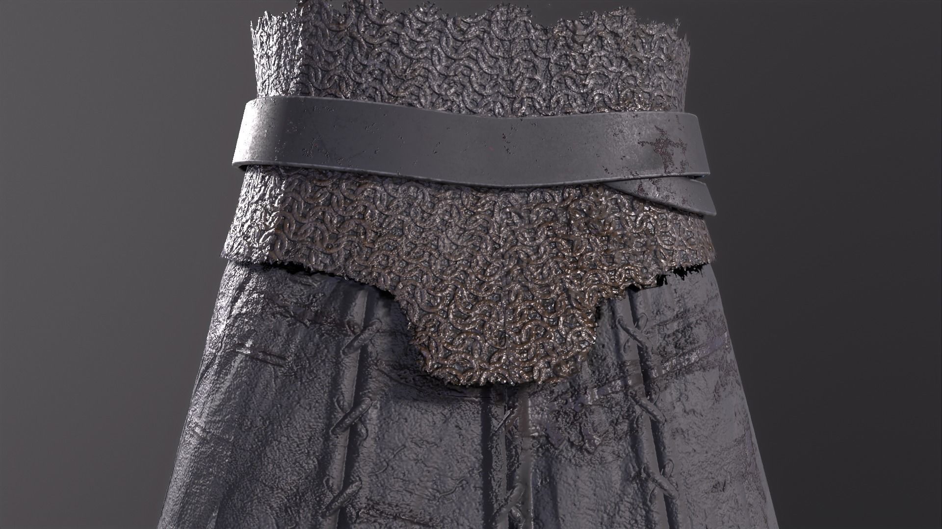 3D model old damaged belt cloth VR / AR / low-poly | CGTrader