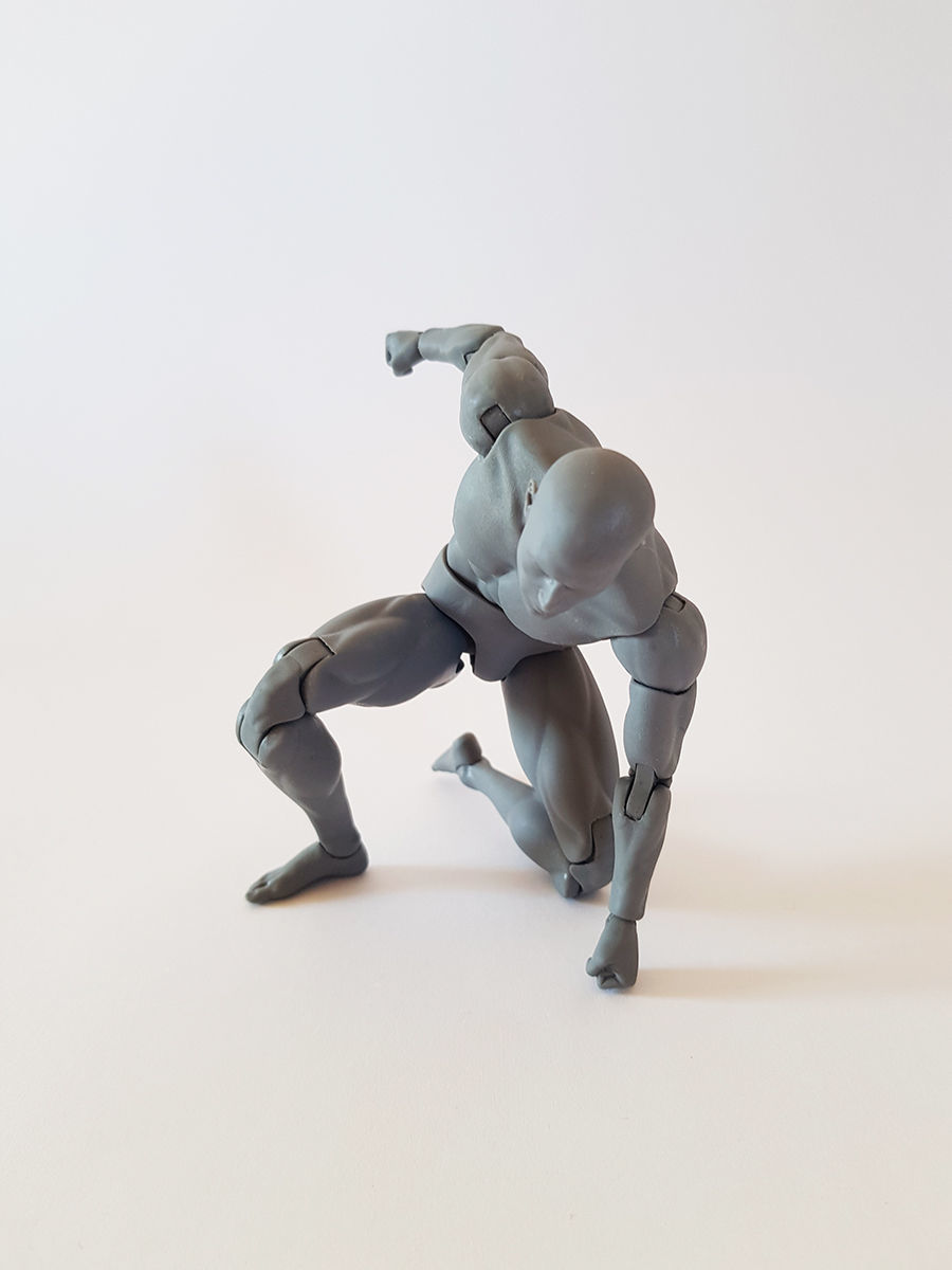 Articulated Action Figure 3D model 3D printable | CGTrader