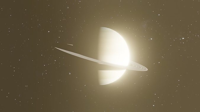 Solar system in saturn free 3D model | CGTrader