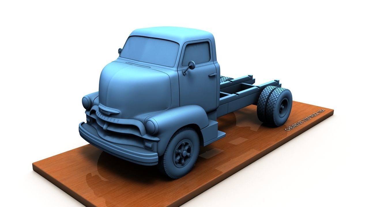 CHEVY 3100 TRUCK 1954 3D model 3D printable | CGTrader