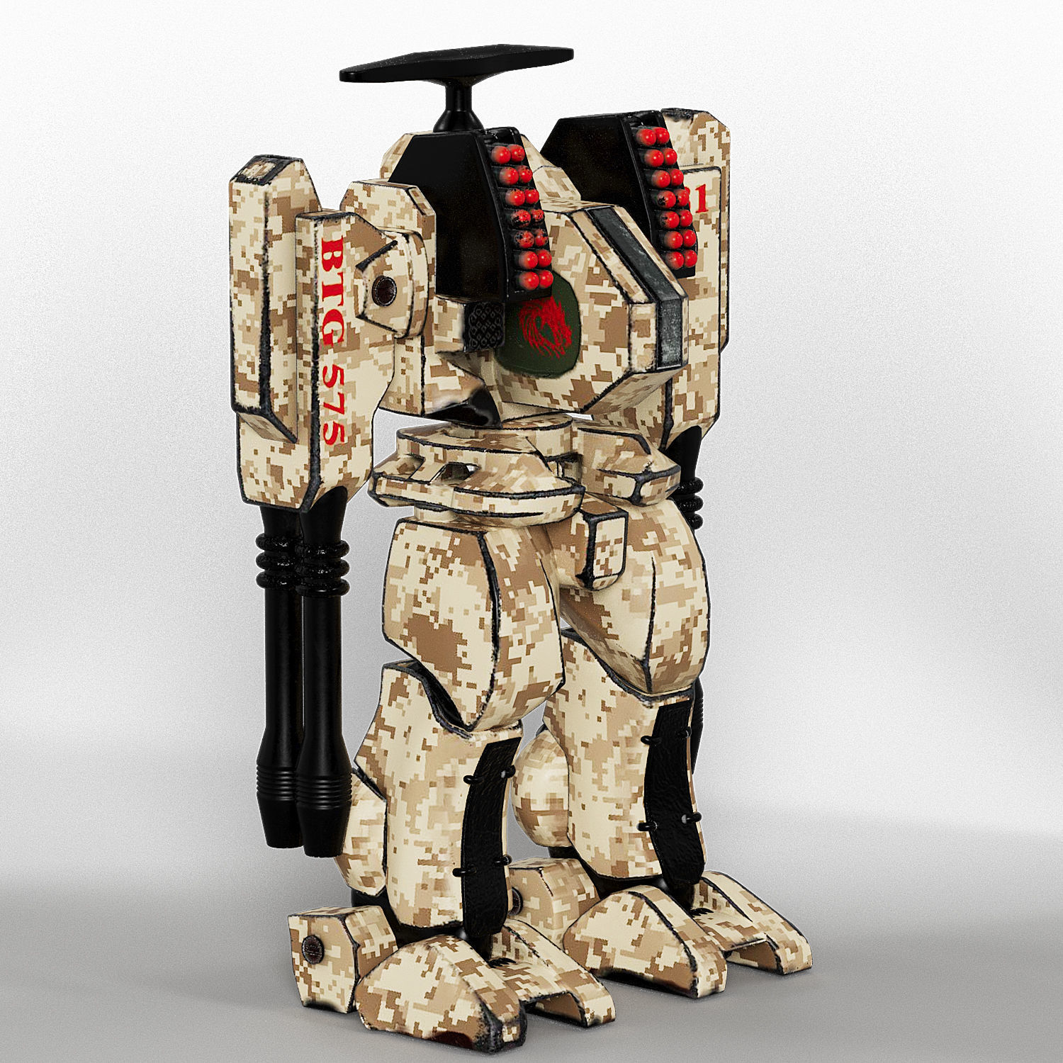 Desert scarab Battle Mech 3D model | CGTrader