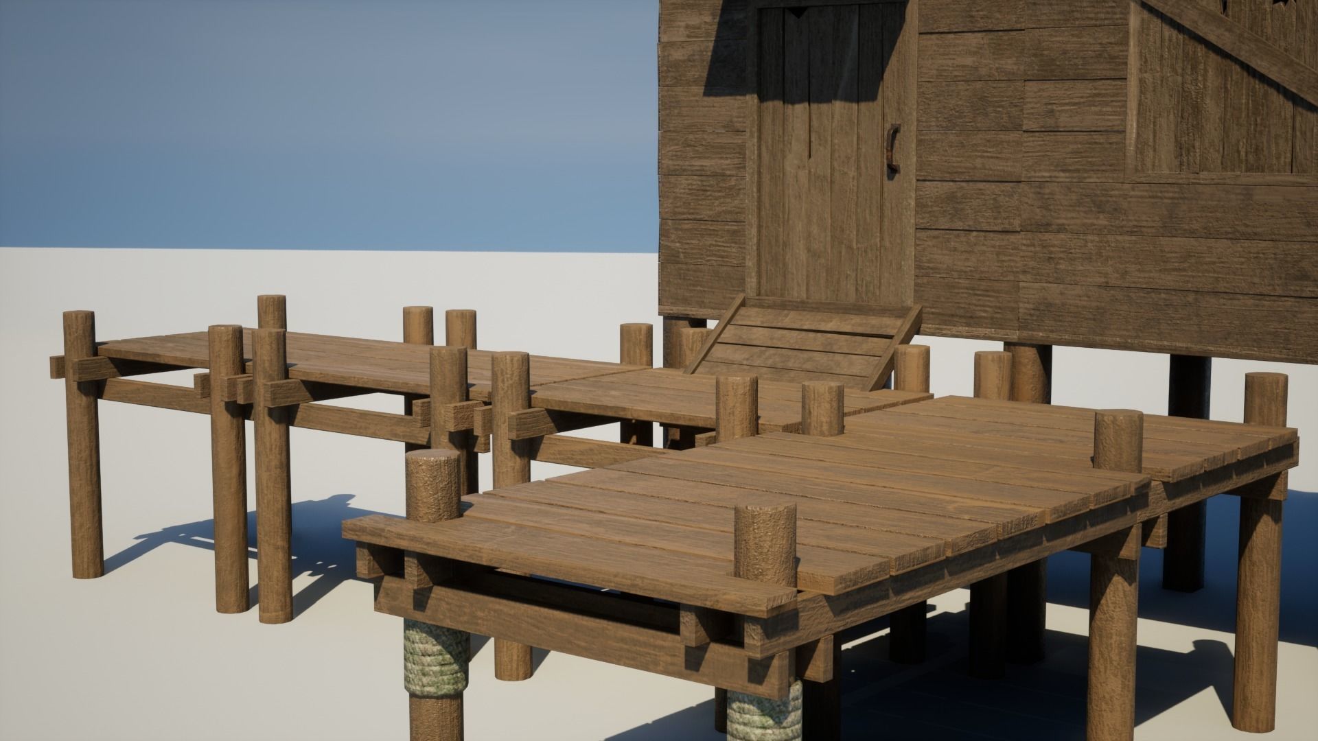 3D model Harbor House VR / AR / low-poly | CGTrader