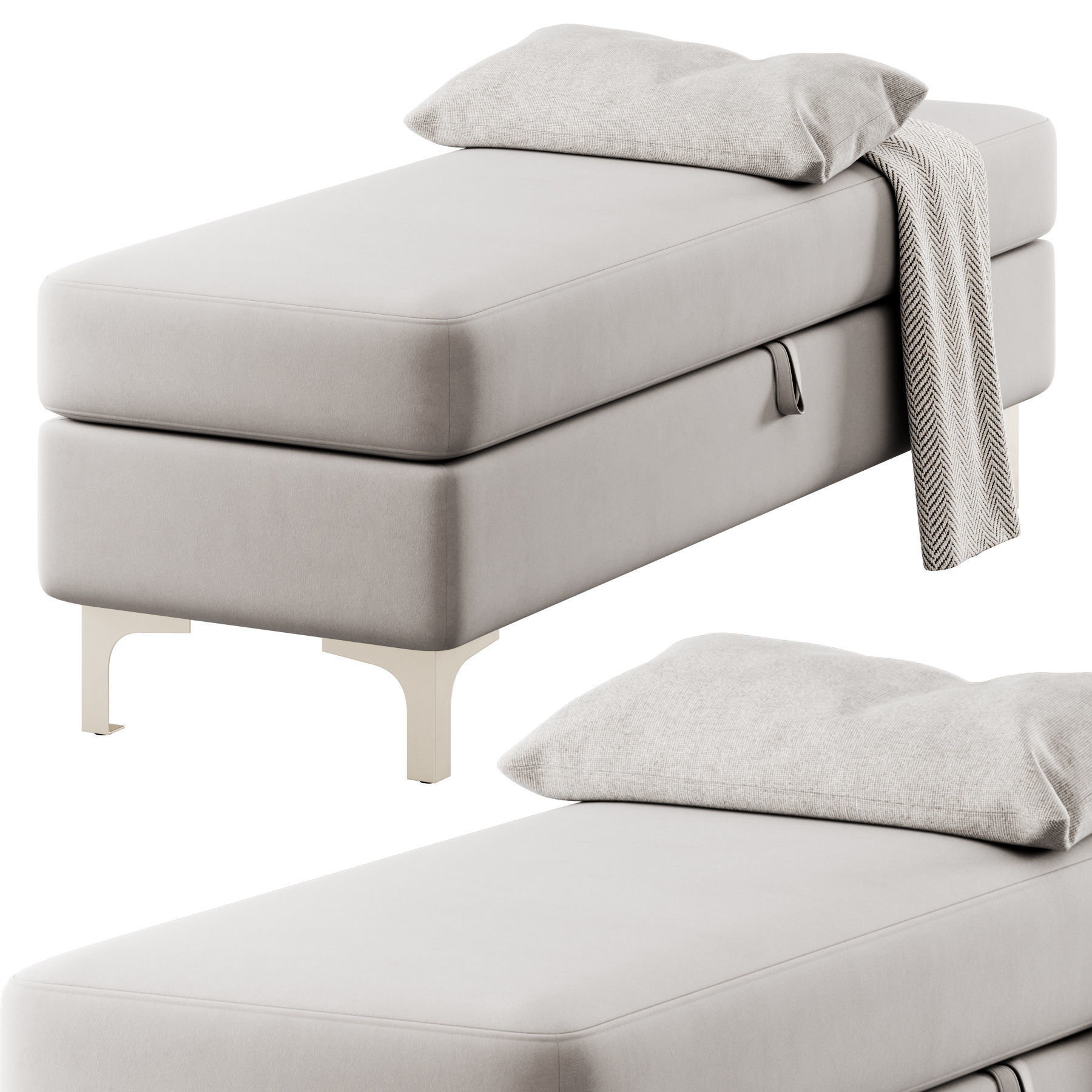 Bench Taquarius by Everly Quinn 3D model | CGTrader