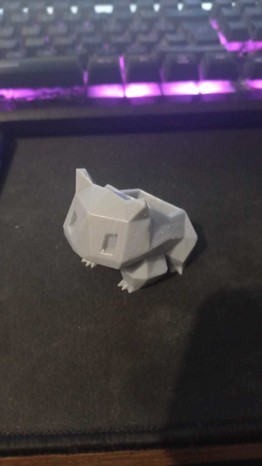 BULBASAUR LOW POLY PLANT POT 3D model 3D printable | CGTrader