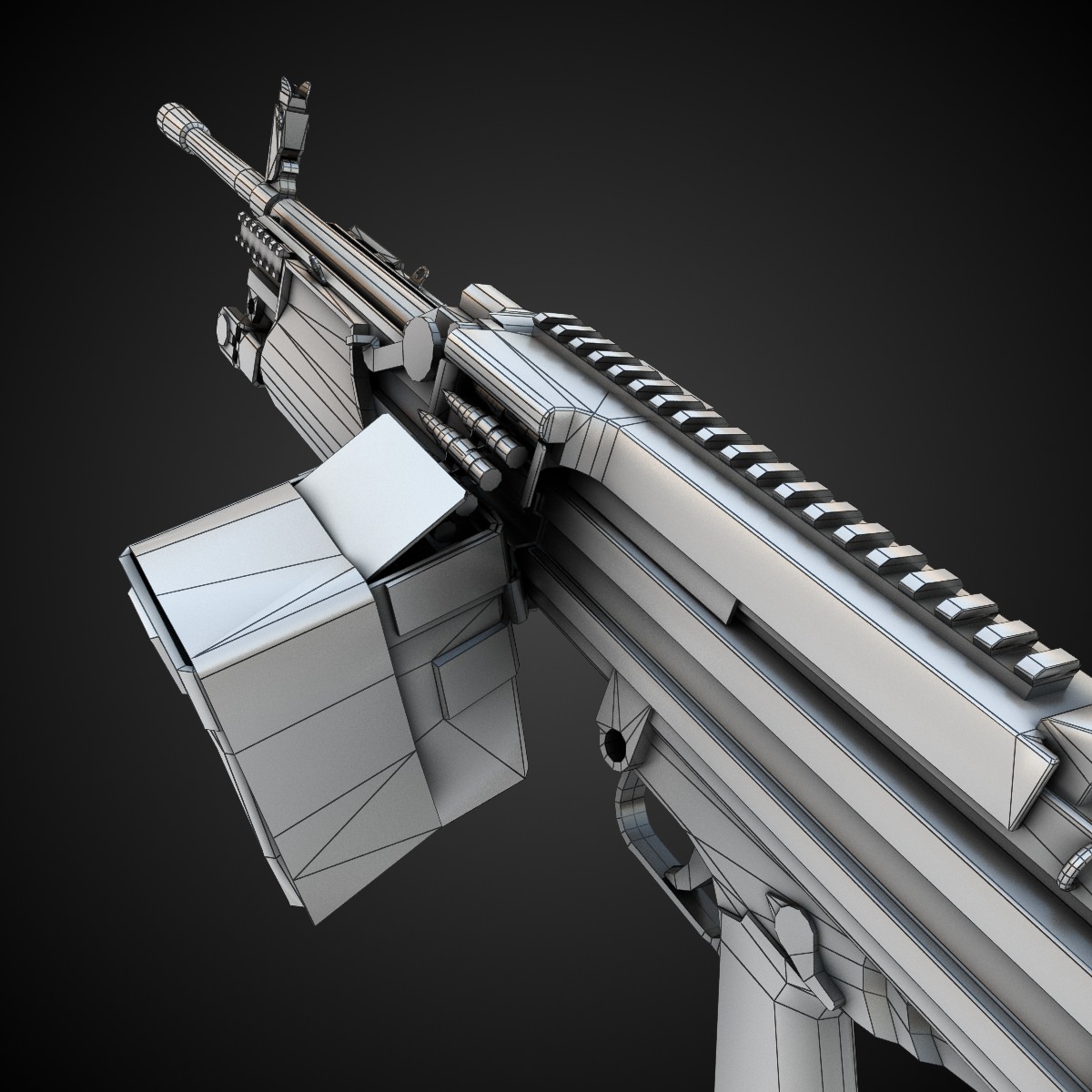 3D model MG4 Machine Gun VR / AR / low-poly | CGTrader