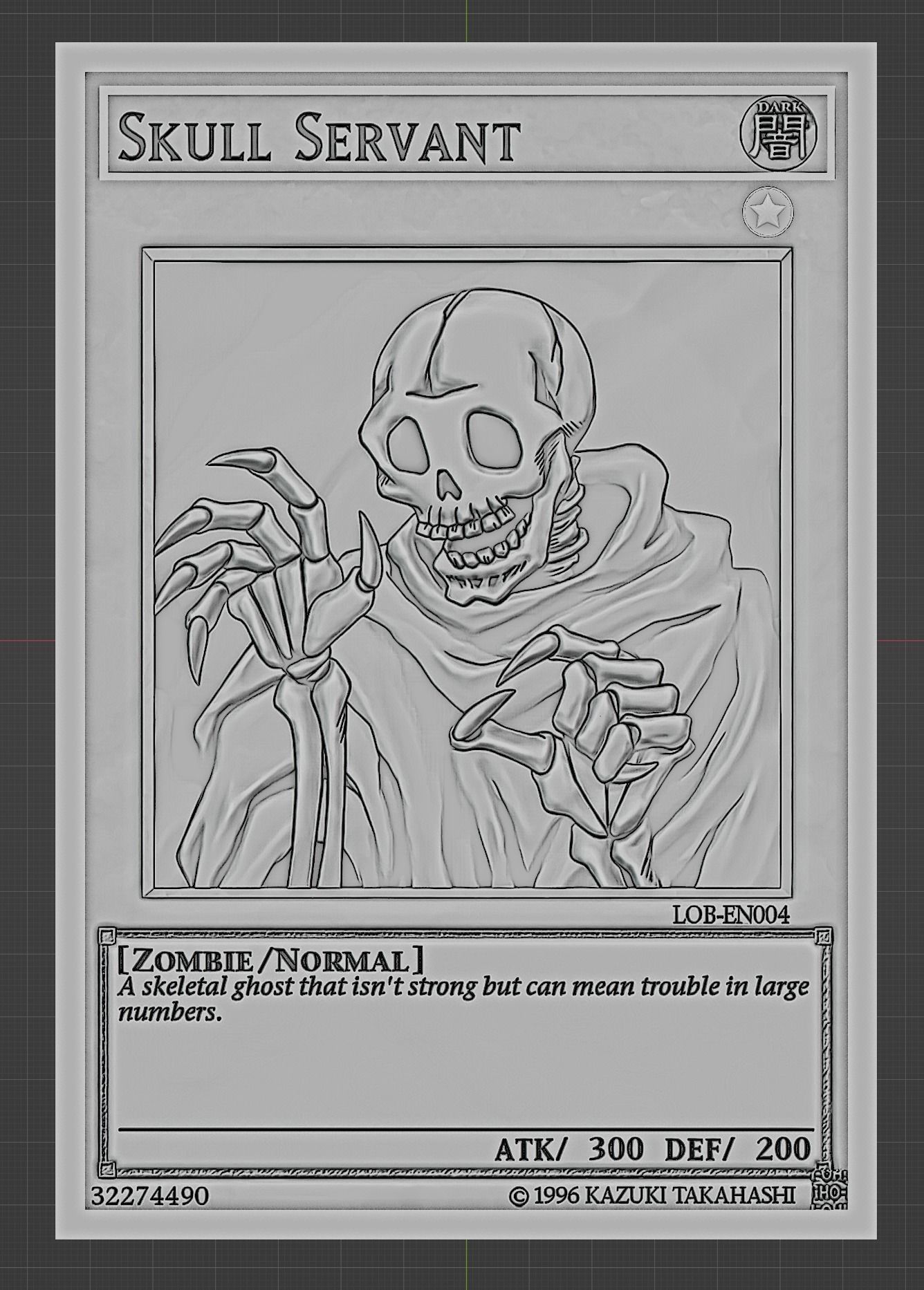 skull servant - yugioh 3D model 3D printable | CGTrader