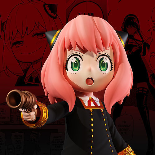 Anya Forger 3D model 3D printable | CGTrader