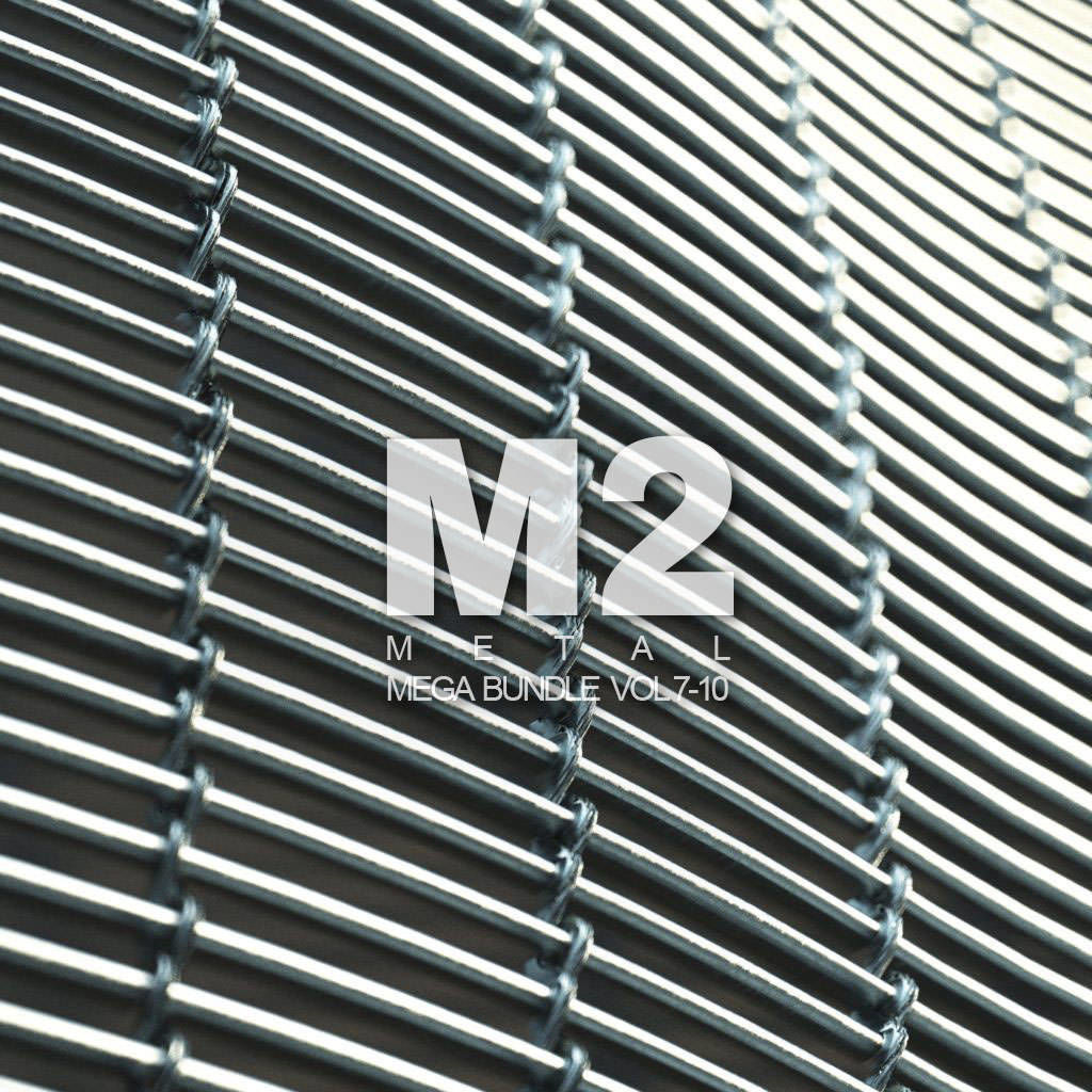 3D Model Collection M02 Metal Meshes VR / AR / low-poly | CGTrader