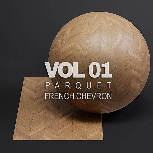 Texture Parquet vol01 French Chevron 8K Seamless PBR Materials VR / AR ...
